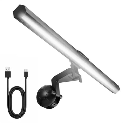Lampara Luz Led Notebook Usb Lectura Monitor Pantalla * Negro – Mundocima
